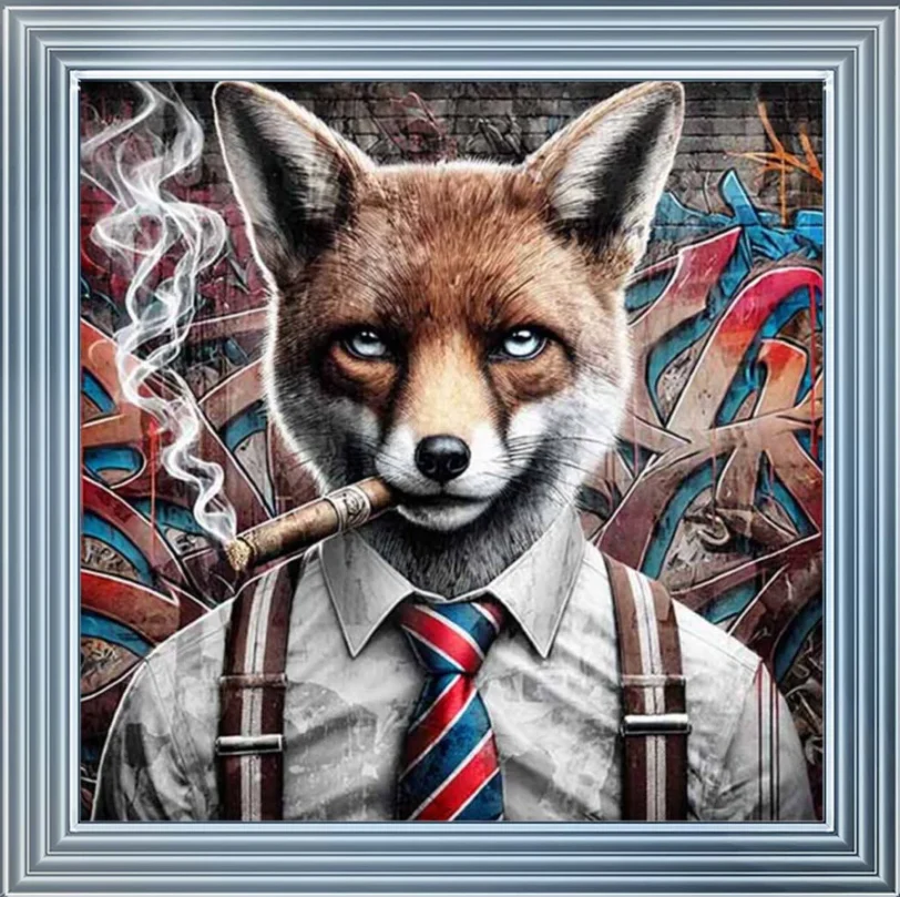 Gangster Fox Picture - Norwich Art