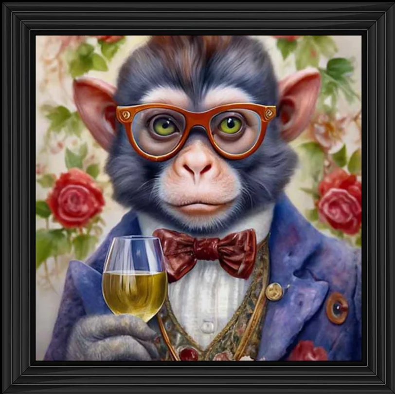 Monkey Drinking Party - Norwich Art